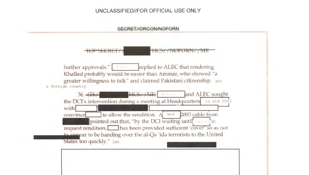 Report of the CIA Inspector General Regarding Allegations of Torture ...